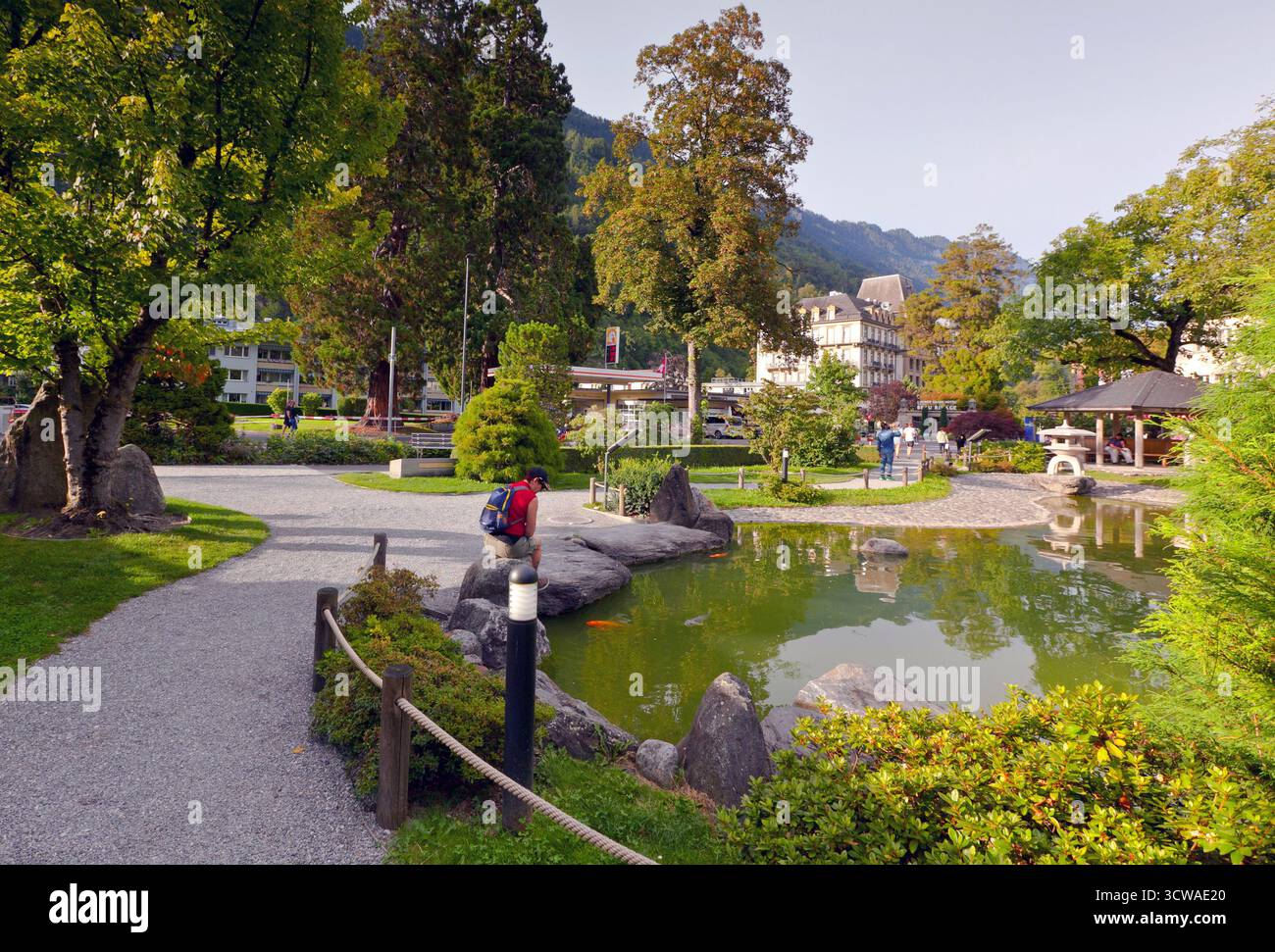 Interlaken is a Swiss tourist town destination located between Lake ...