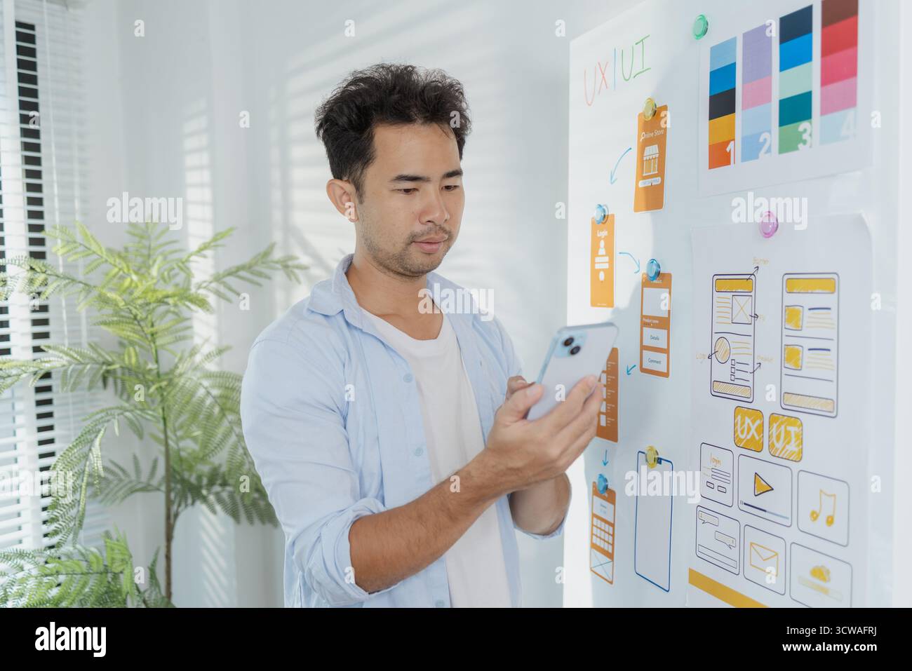 Ux ui elements hi-res stock photography and images - Alamy