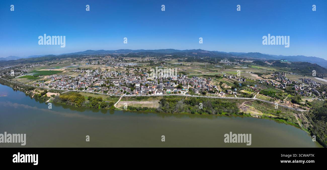 Aerial photography of Moyuan Village, Hengli Town, Huicheng District ...
