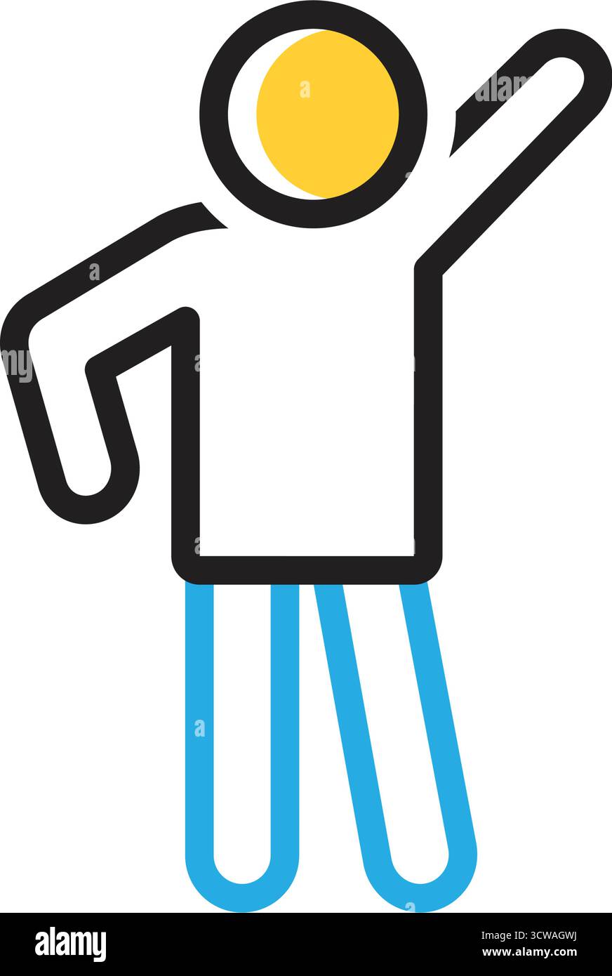 Icon for pose,modern Stock Vector Image & Art - Alamy