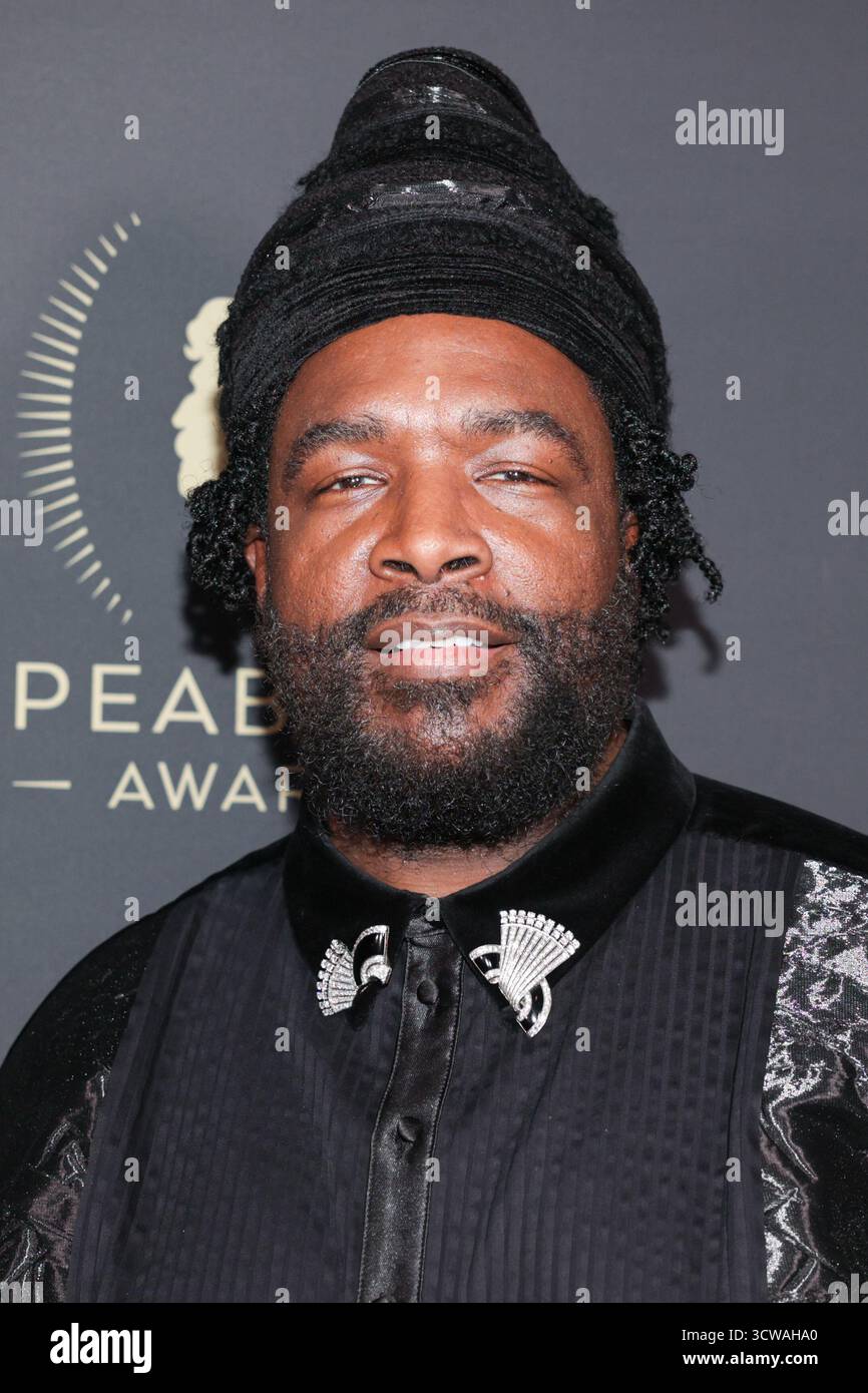Questlove arrives at the Peabody Awards honoring him with the ...
