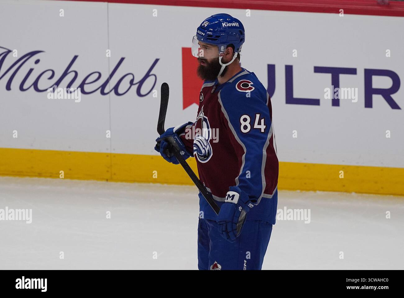 Colorado Avalanche defenseman Brent Burns (84) in the first period of ...