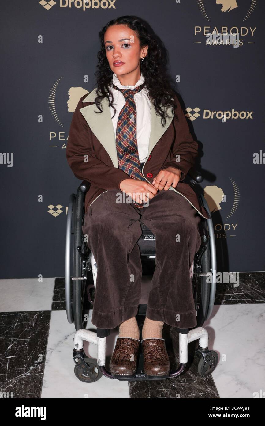 Marissa Bode arrives at the Peabody Awards honoring Questlove with the ...