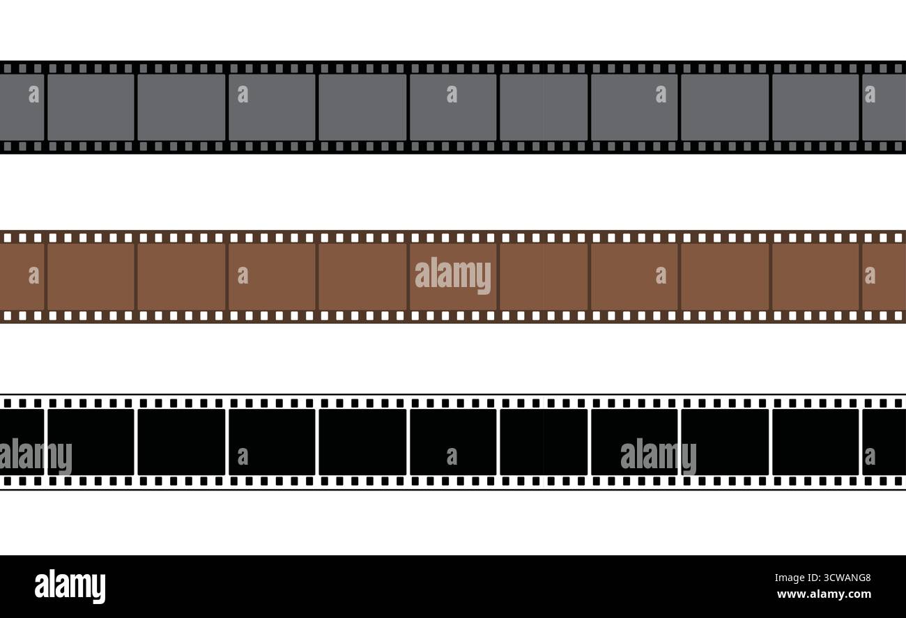 film,cinema tape set Stock Vector Image & Art - Alamy