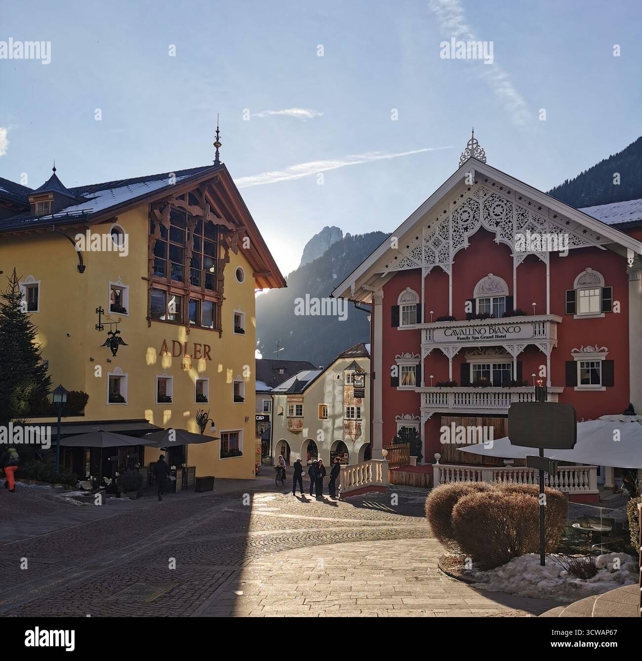 Adler spa resort ortisei hi-res stock photography and images - Alamy