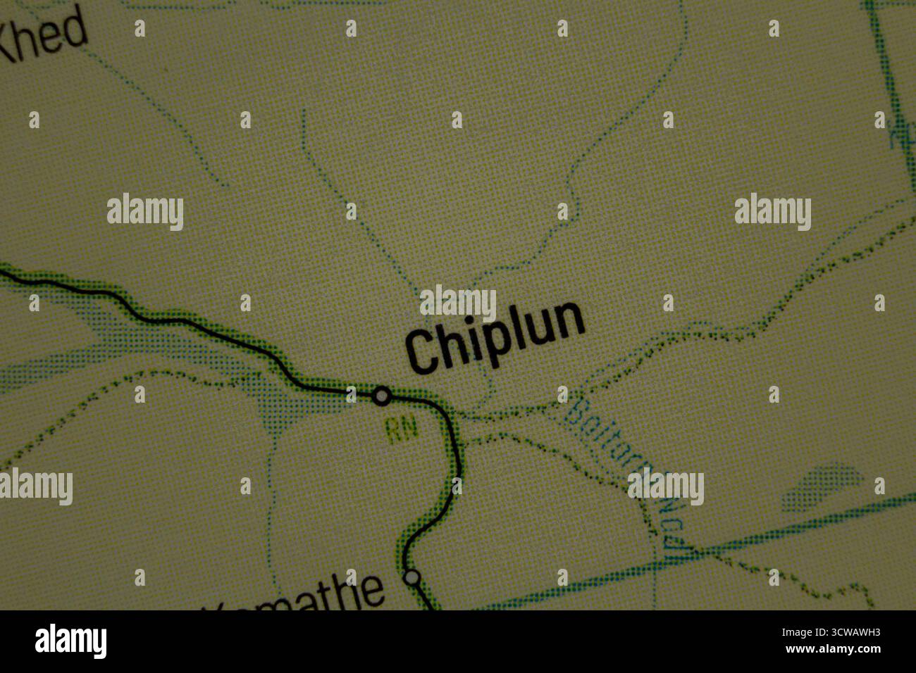 Chiplun - India Railways junction schematic transport map train station ...