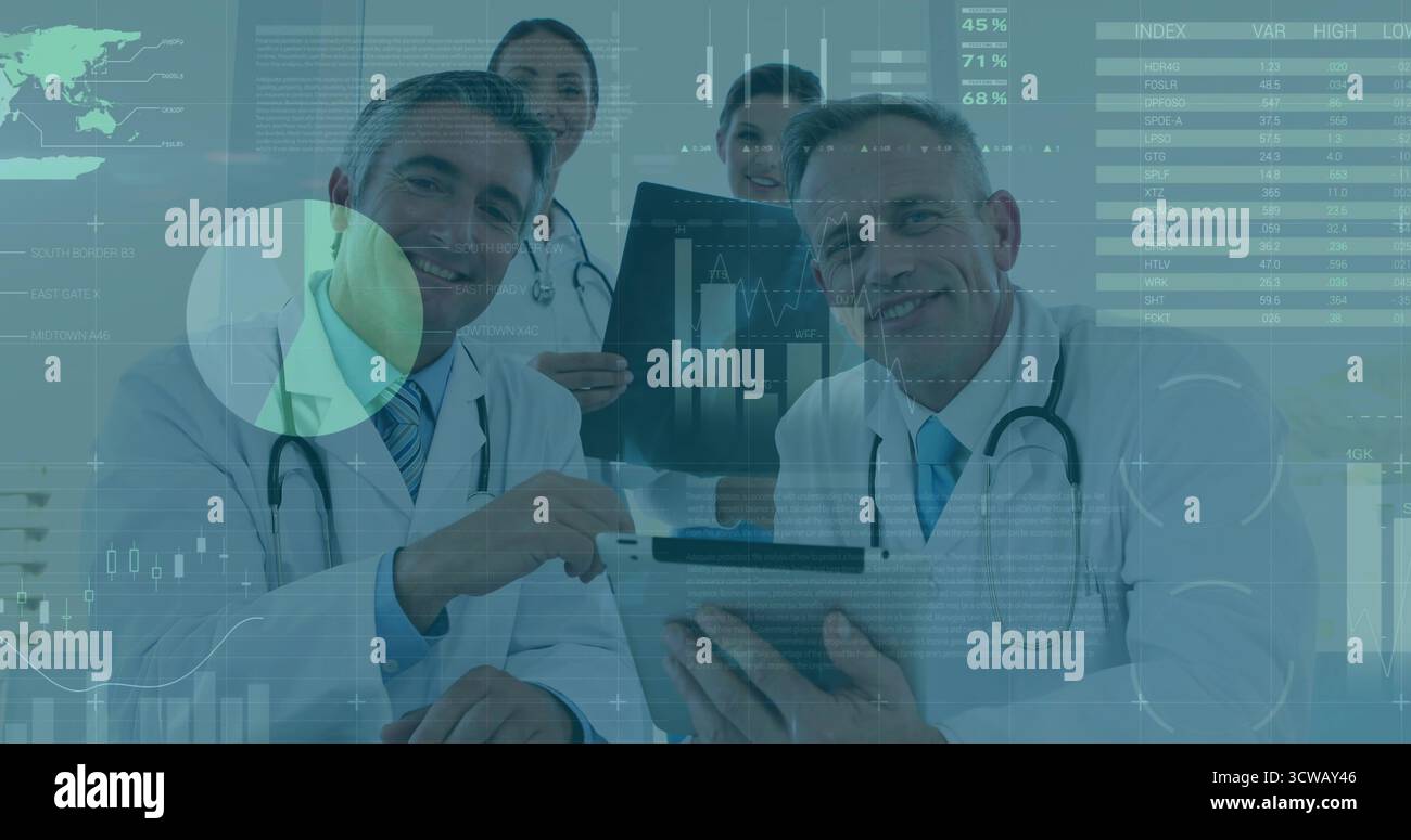 Medical team reviewing health metrics hi-res stock photography and ...