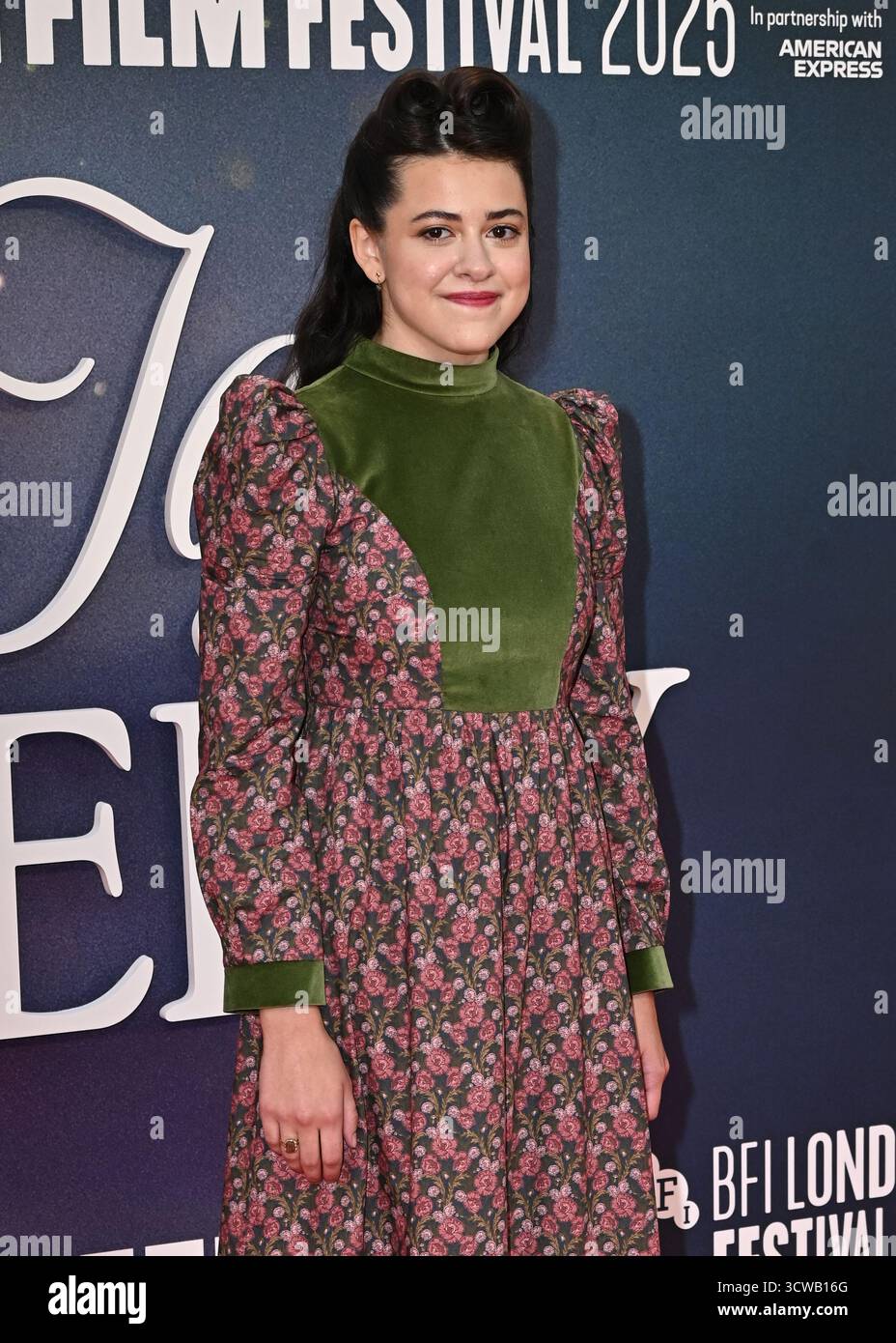 Grace Edwards attends ‘Jay Kelly’ UK Premiere during the BFI London ...