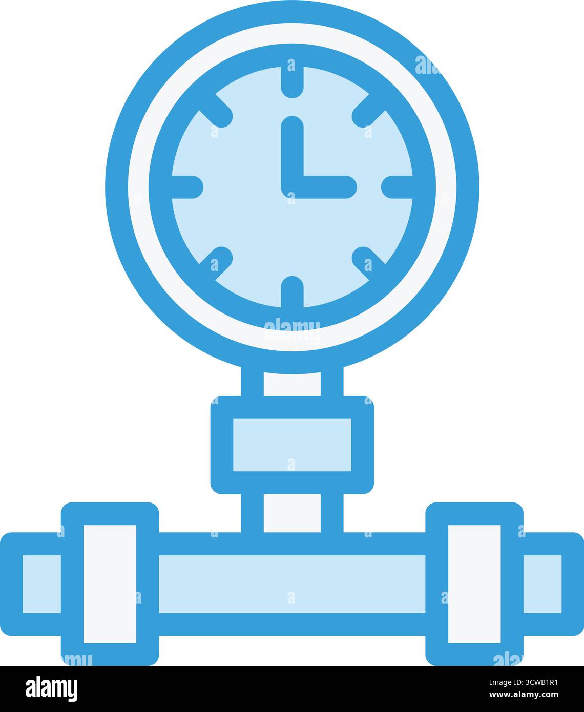 Manometer pressure icon outline Cut Out Stock Images & Pictures - Alamy