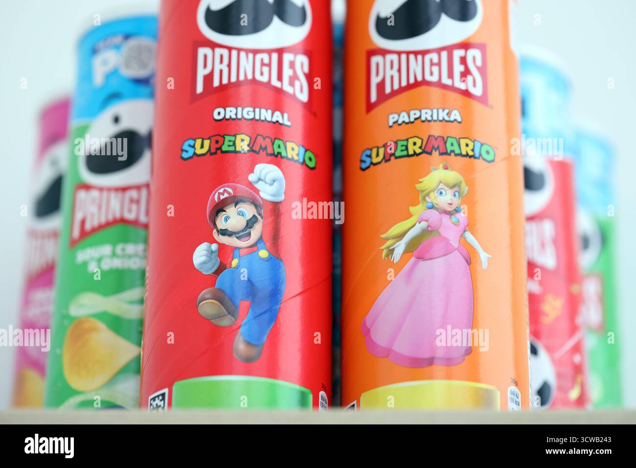 Pringles original super mario promotion hi-res stock photography and ...