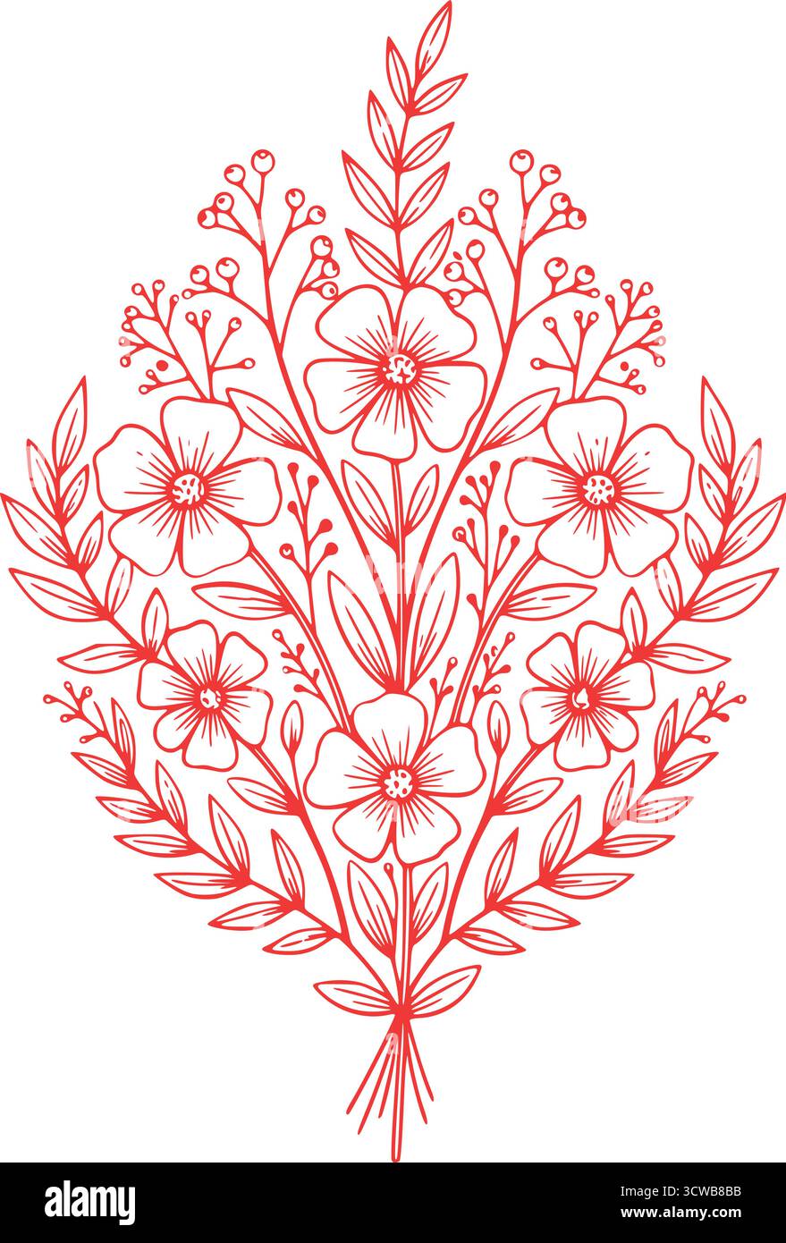 Symmetrical features Stock Vector Images - Alamy