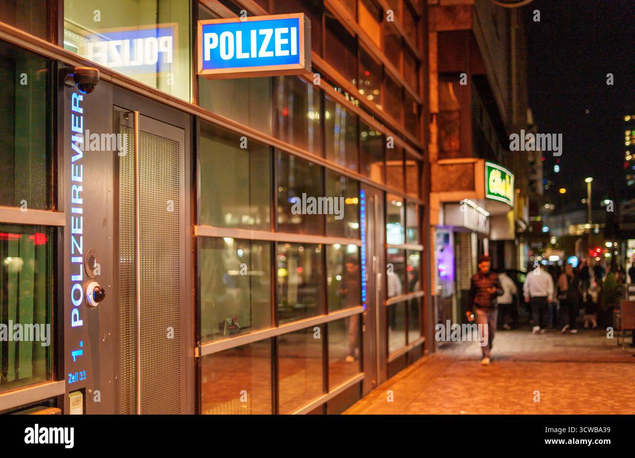 10 October 2025, Hesse, Frankfurt/Main: Frankfurt's 1st police station ...