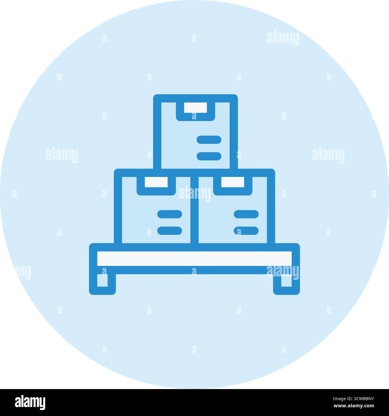 Vector package icon set hi-res stock photography and images - Alamy