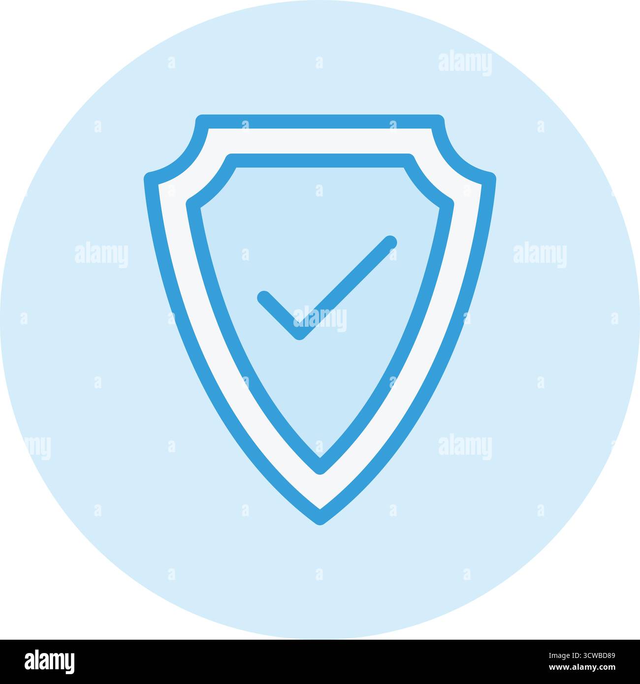 Account verified icon vector Stock Vector Images - Alamy