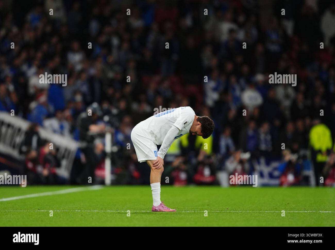 Greece's Konstantinos Karetsas during the FIFA World Cup European ...