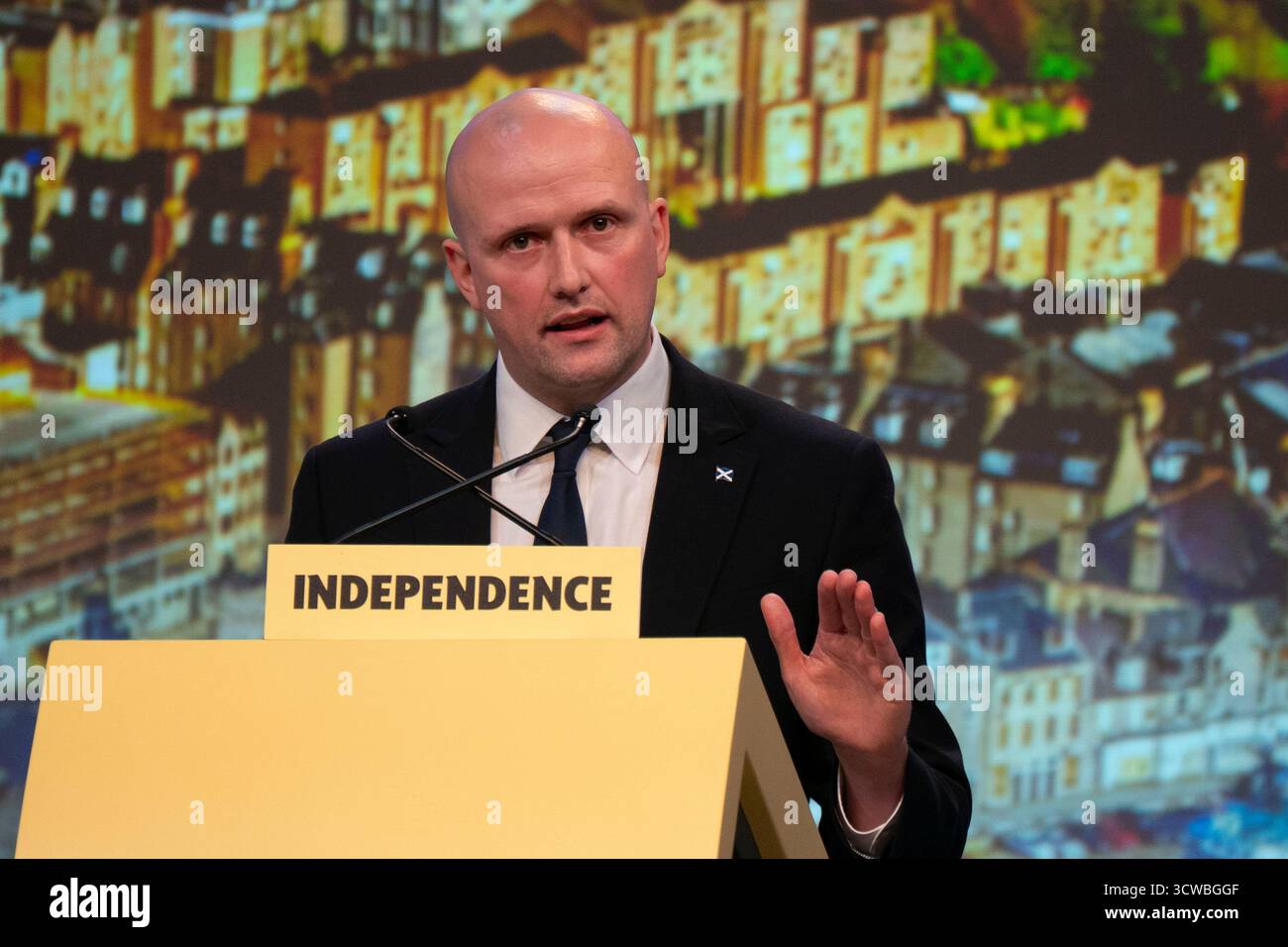 Aberdeen, Scotland, UK. 11th October 2025. Day One of SNP Annual ...