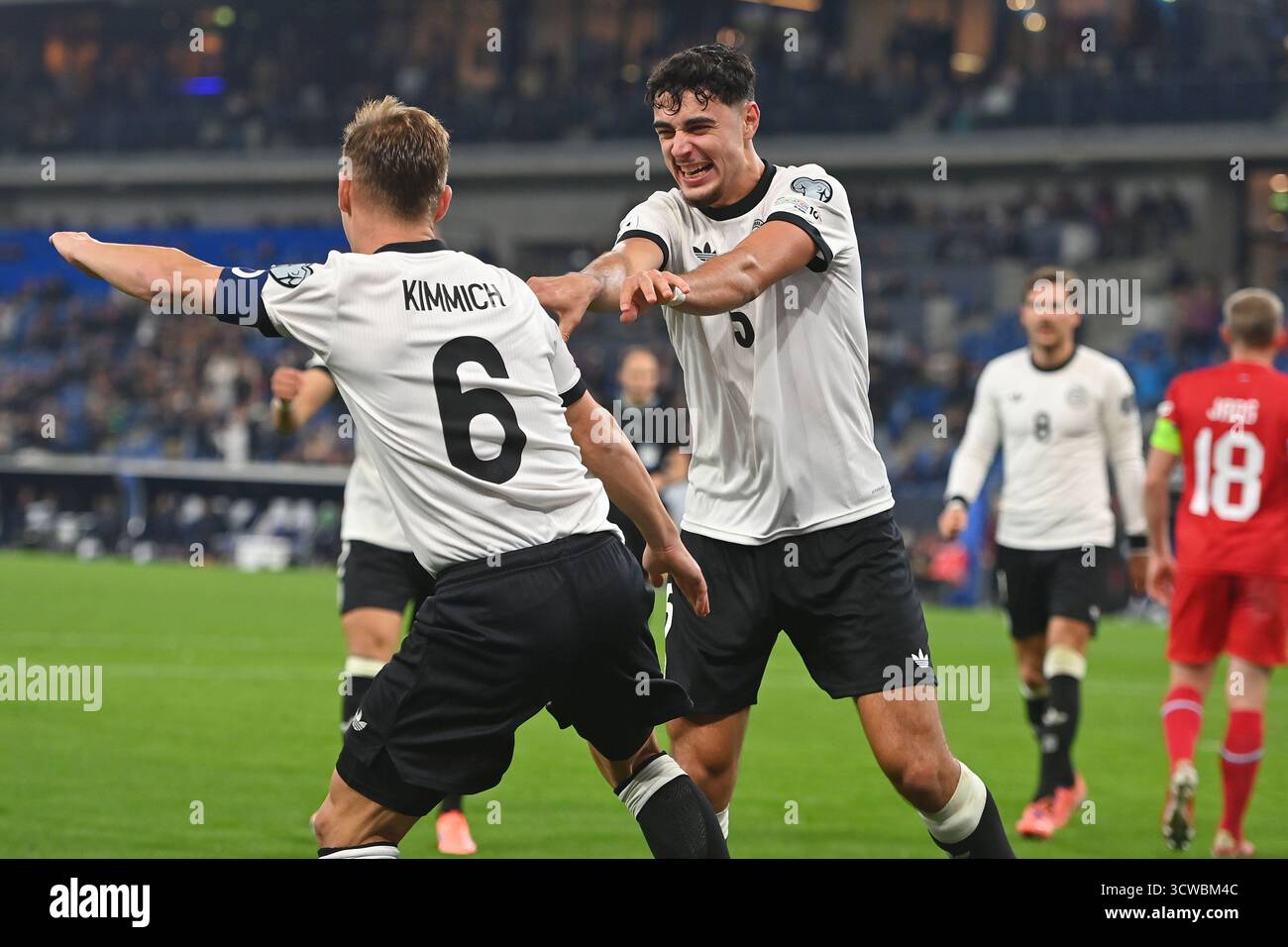 Goal celebration Joshua KIMMICH (GER) after goal to make it 4-0, right ...