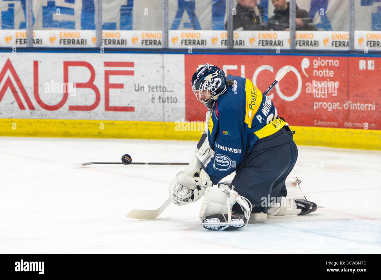 10/10/2025, Ambri, Gottardo Arena, NL: HC Ambri-Piotta - HC Ajoie, #30 ...
