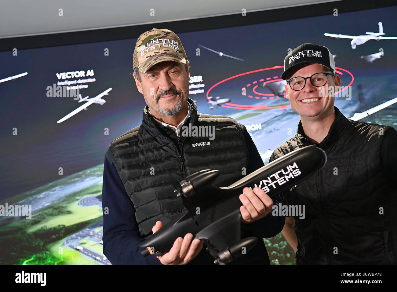 Ministerpraesident Dr. Markus Soeder besucht am 10.10.2025 die Quantum ...