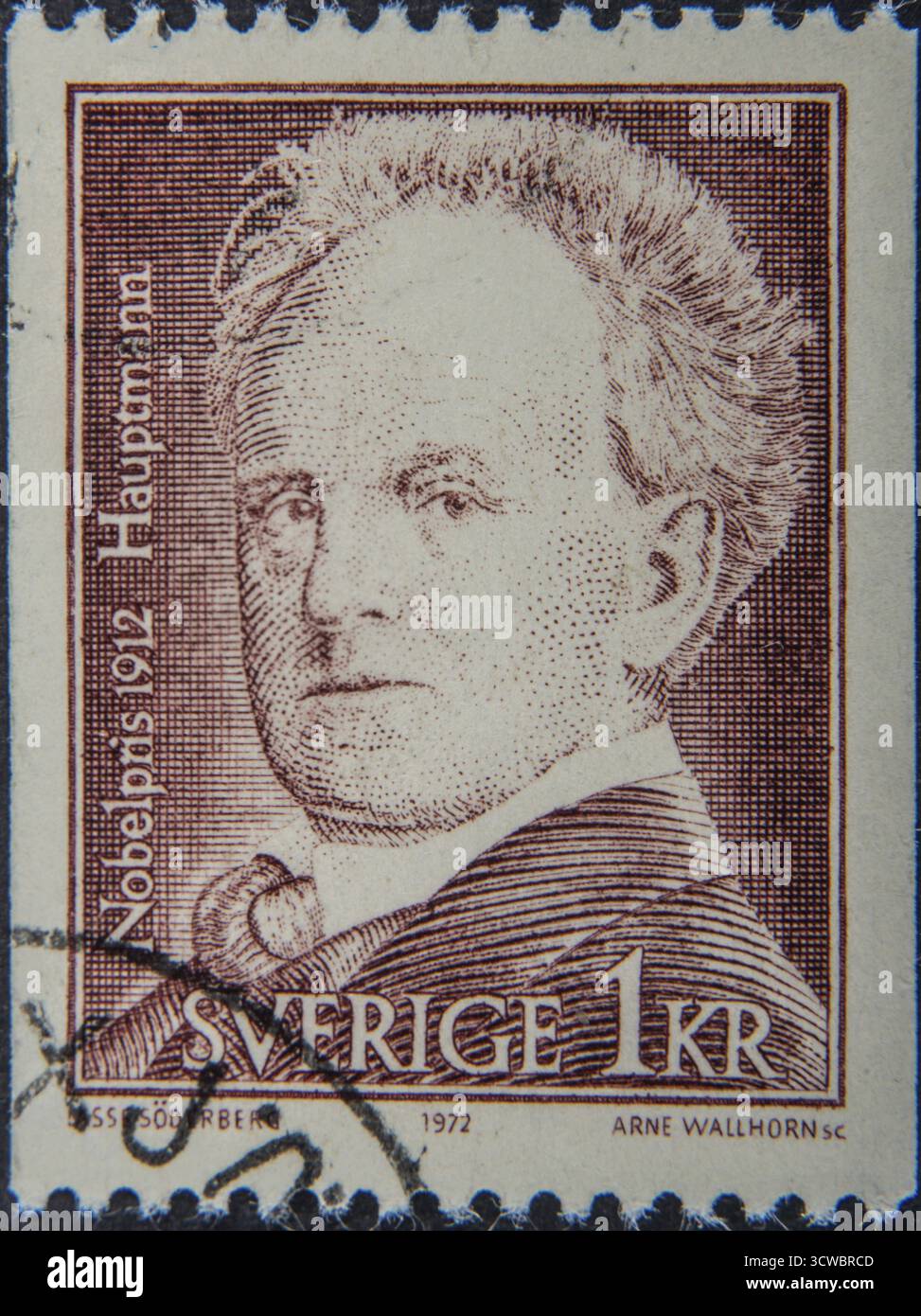 Gerhart Hauptmann, (1862-1946) a German novelist, dramatist and Nobel ...