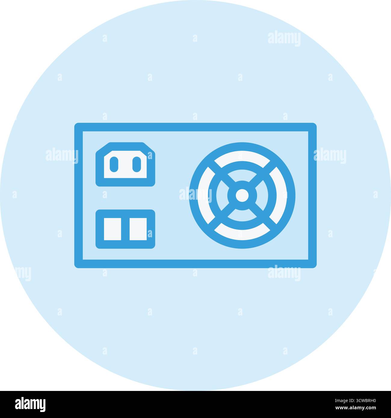 Power Supply Vector Icon Design Illustration Stock Vector Image & Art ...
