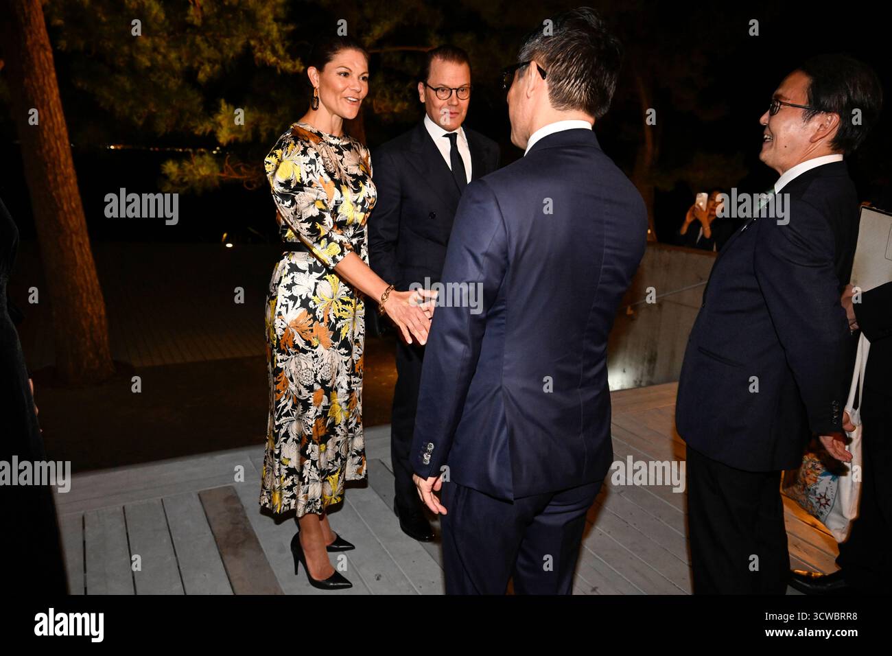 Naoshima, Japan. 11th Oct, 2025. Crown Princess Victoria and Prince ...