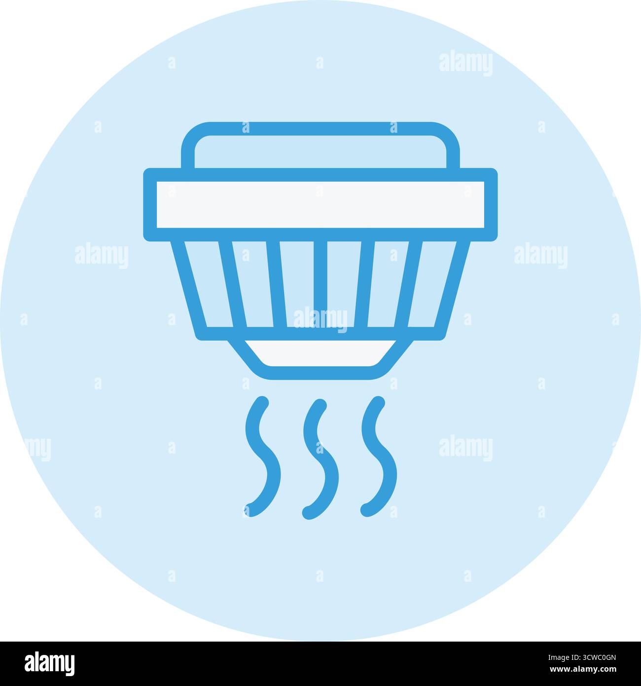 Smoke detector minimal icon hi-res stock photography and images - Alamy