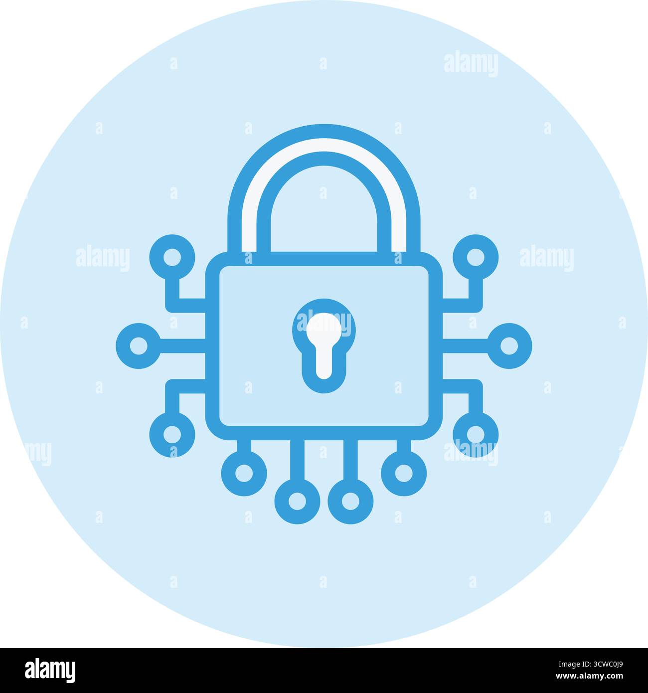 Stylized lock vector vectors hi-res stock photography and images - Alamy