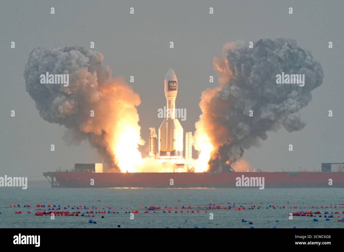 Orienspace, a private space company, launches its Gravity-1 rocket ...