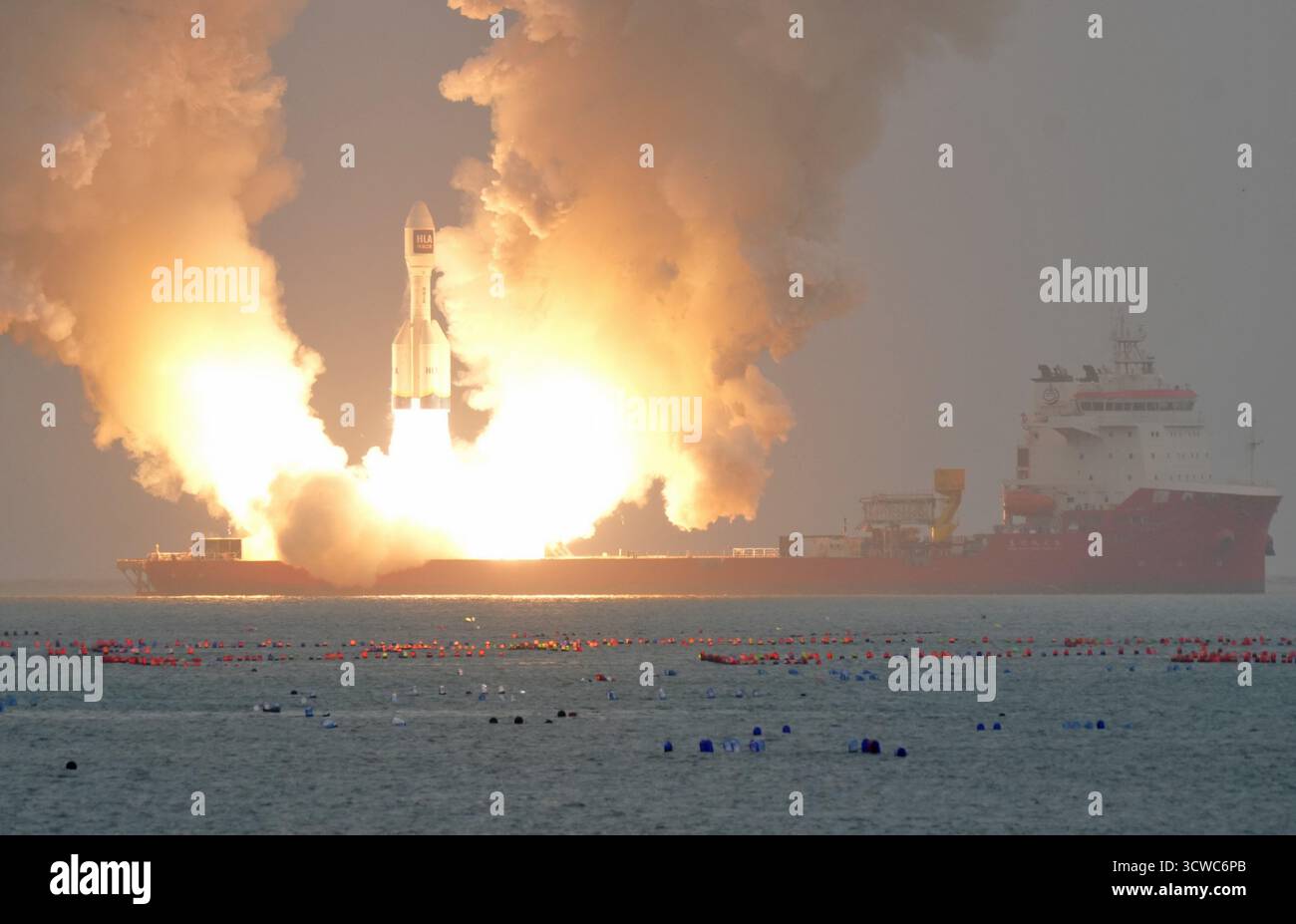 Orienspace, a private space company, launches its Gravity-1 rocket ...