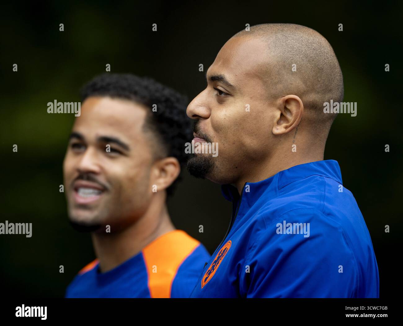 ZEIST - Justin Kluivert and Donyell Malen during a Dutch national team ...