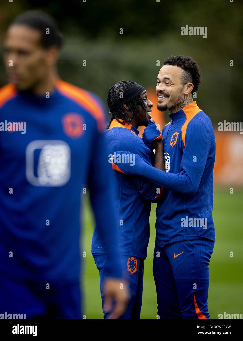 ZEIST - Jeremie Frimpong and Quilindschy Hartman during a Dutch ...
