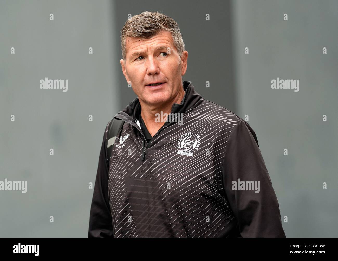 Exeter Chiefs' Director of Rugby Rob Baxter before the Gallagher PREM ...