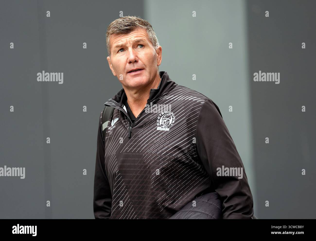 Exeter Chiefs' Director of Rugby Rob Baxter before the Gallagher PREM ...