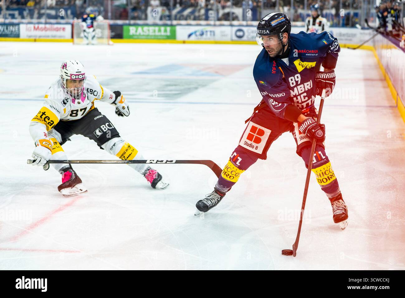 10/10/2025, Ambri, Gottardo Arena, NL: HC Ambri-Piotta - HC Ajoie, #89 ...