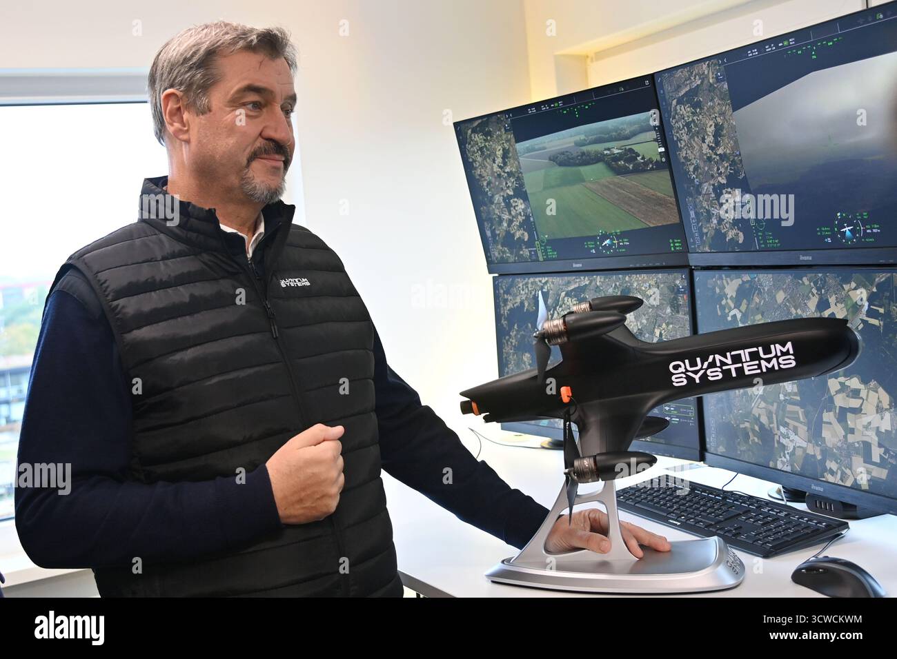 On October 10, 2025, Minister President Dr. Markus Soeder will visit Quantum-Systems GmbH in ...