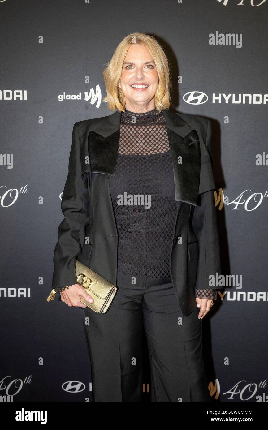 New York, United States. 10th Oct, 2025. Sarah Kate Ellis, GLAAD ...