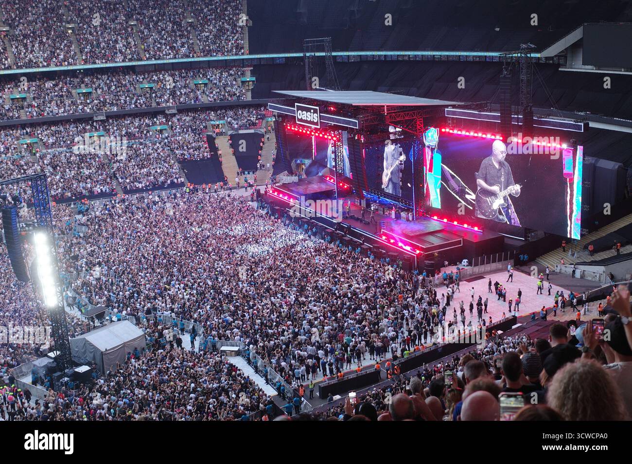 London, UK - 26 July, 2025: Oasis Performing live at Wembley Stadium on ...