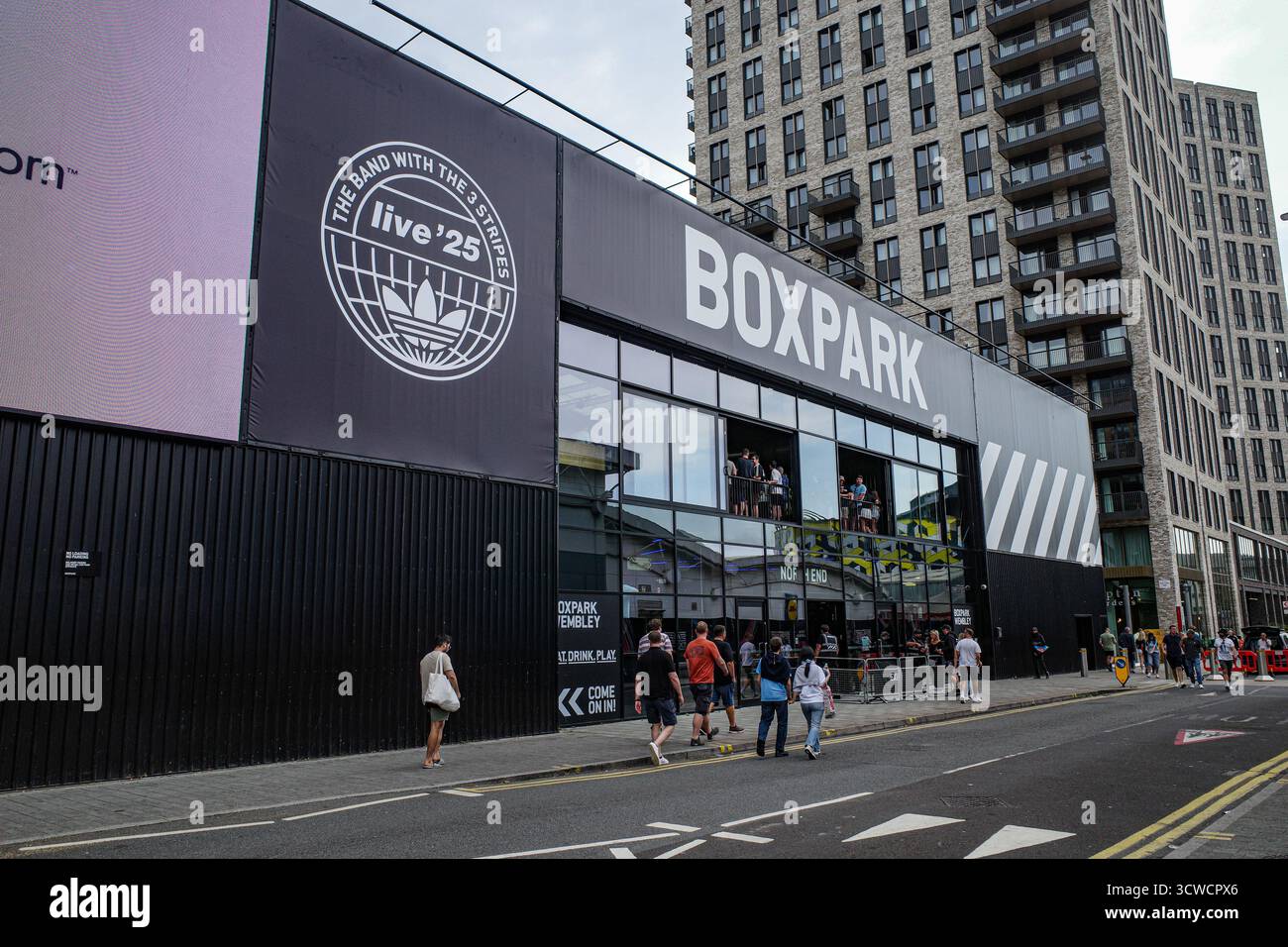 London, UK - 26 July, 2025: Wembley Box Park outside Wembley Stadium ...