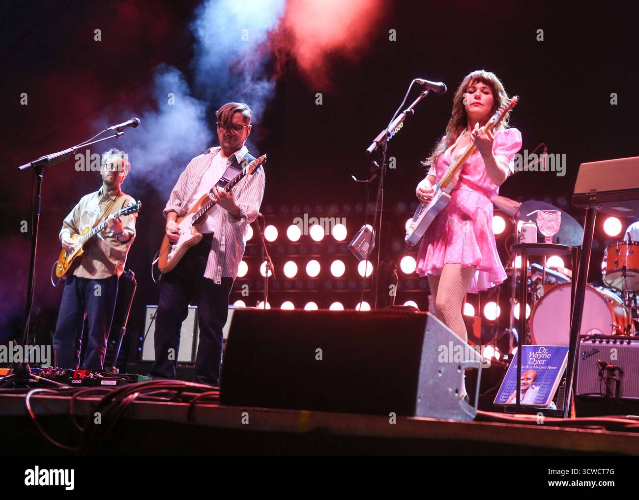 Rilo Kiley's Jenny Lewis, Blake Sennett and Jason Boesel, from right ...