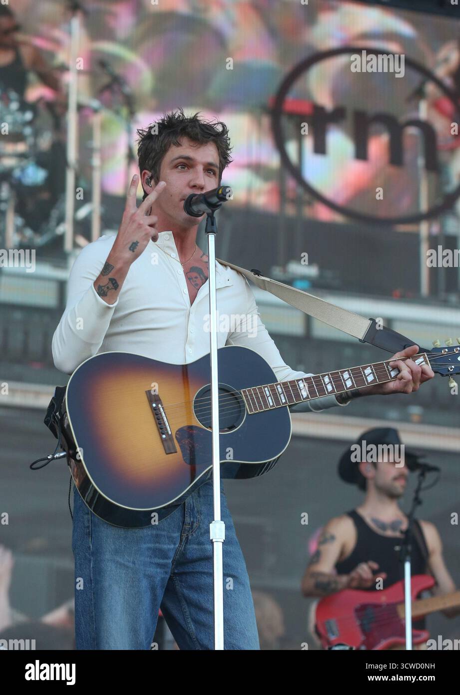 Tucker Pillsbury, aka Role Model, performs during weekend two of the ...