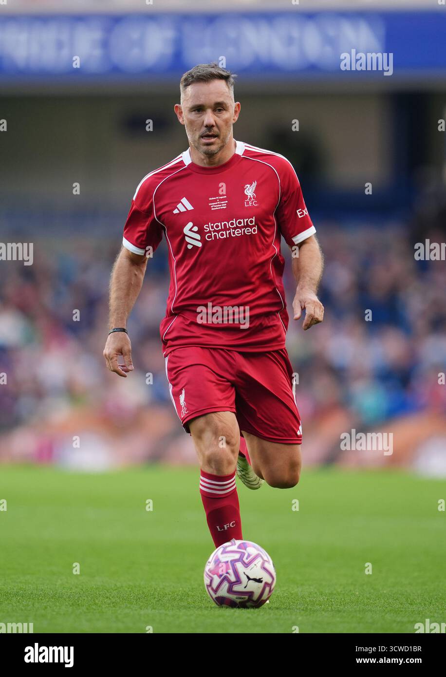 Liverpool's Fabio Aurelio during the legends match at Stamford Bridge ...