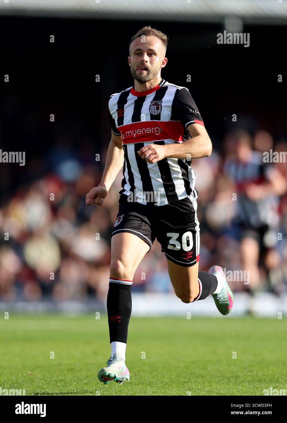 Grimsby Town's Charles Vernam during the Sky Bet League Two match at ...