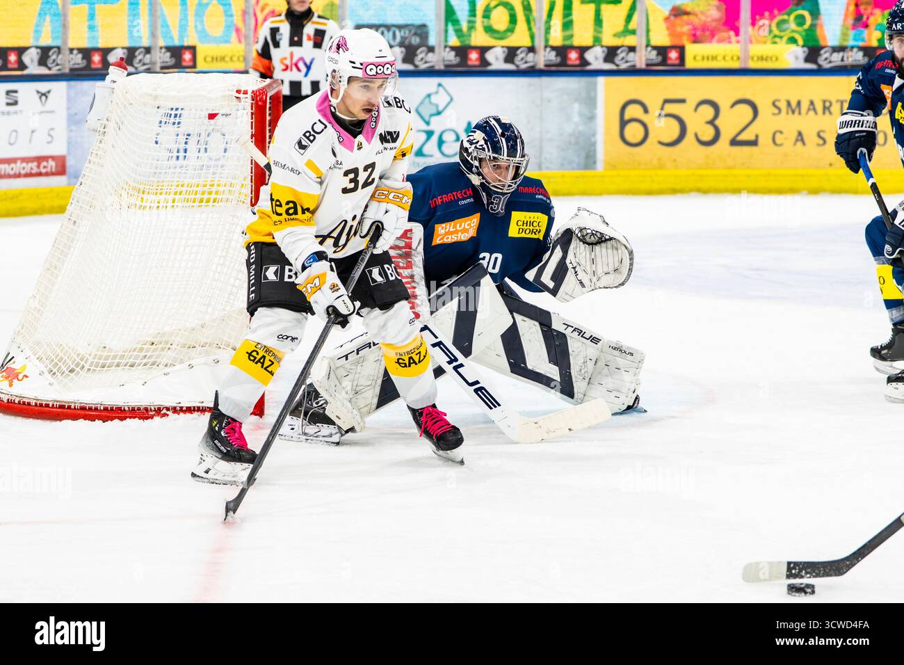 10/10/2025, Ambri, Gottardo Arena, NL: HC Ambri-Piotta - HC Ajoie, #32 ...