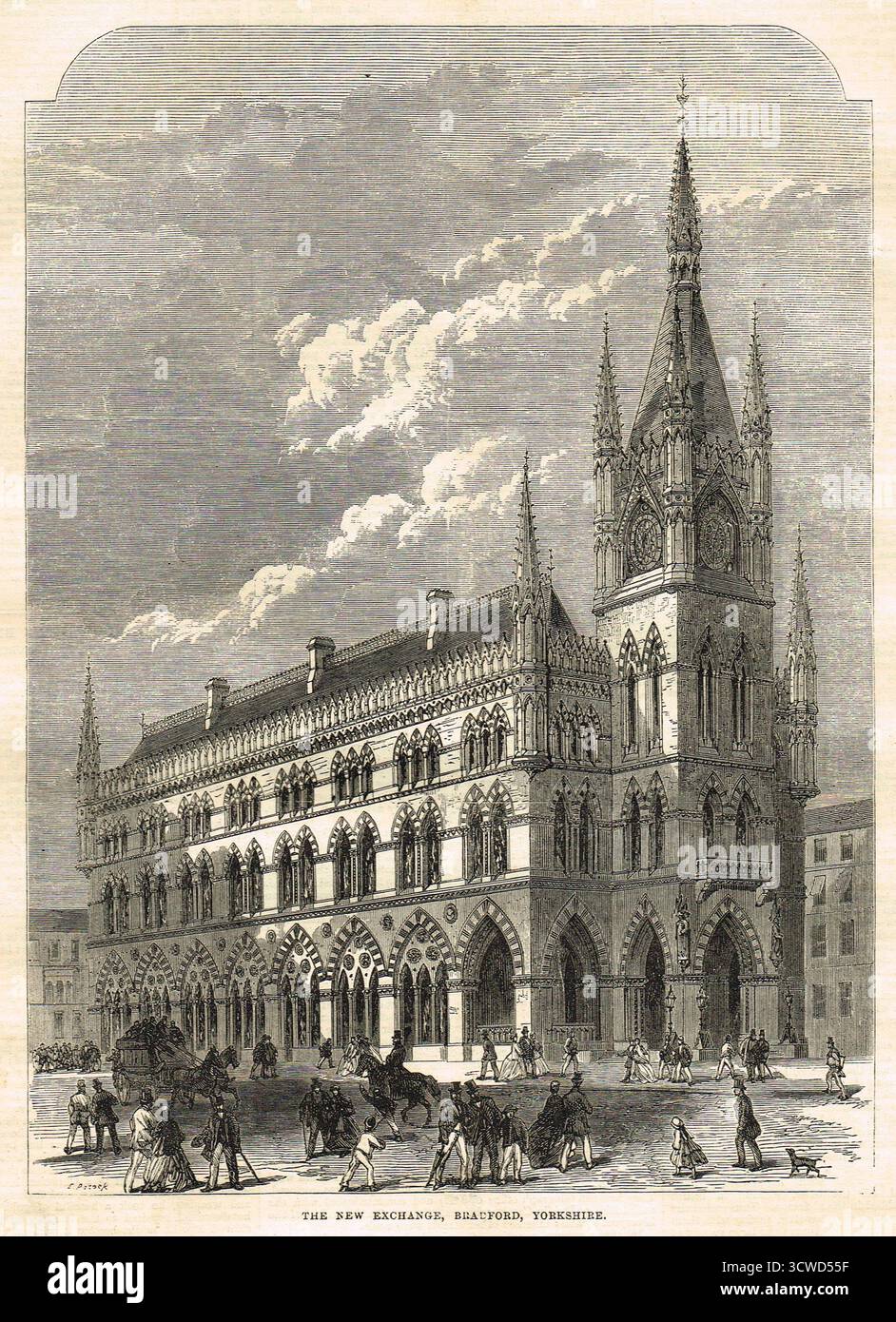 The wool exchange building in bradford hi-res stock photography and ...