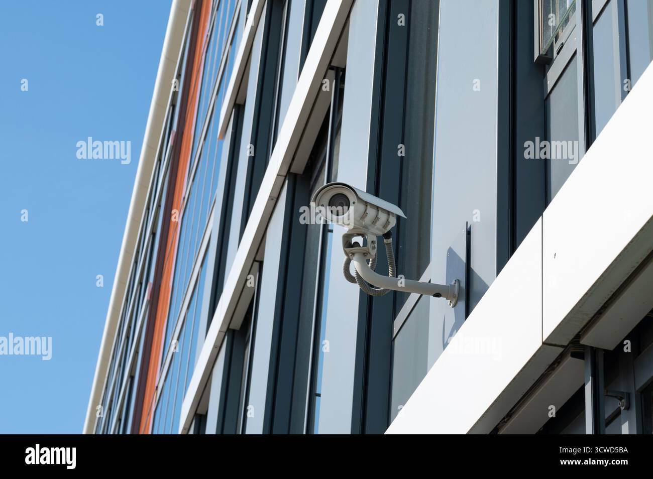 Camera Surveillance, Luxembourg Pedestrian Zone, Urban Security Concept ...