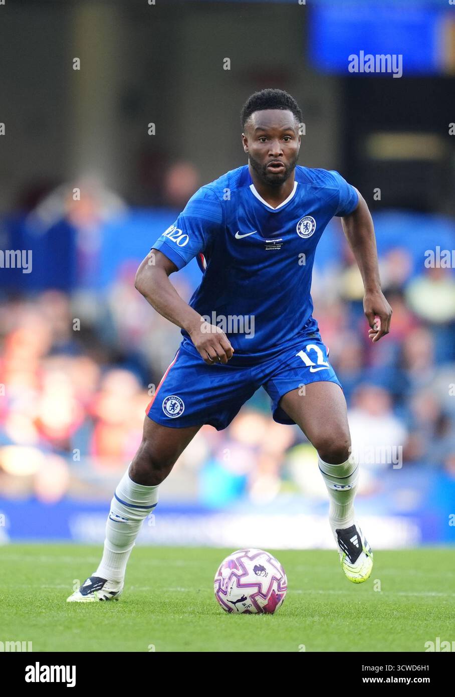 Chelsea's John Mikel Obi during the legends match at Stamford Bridge ...