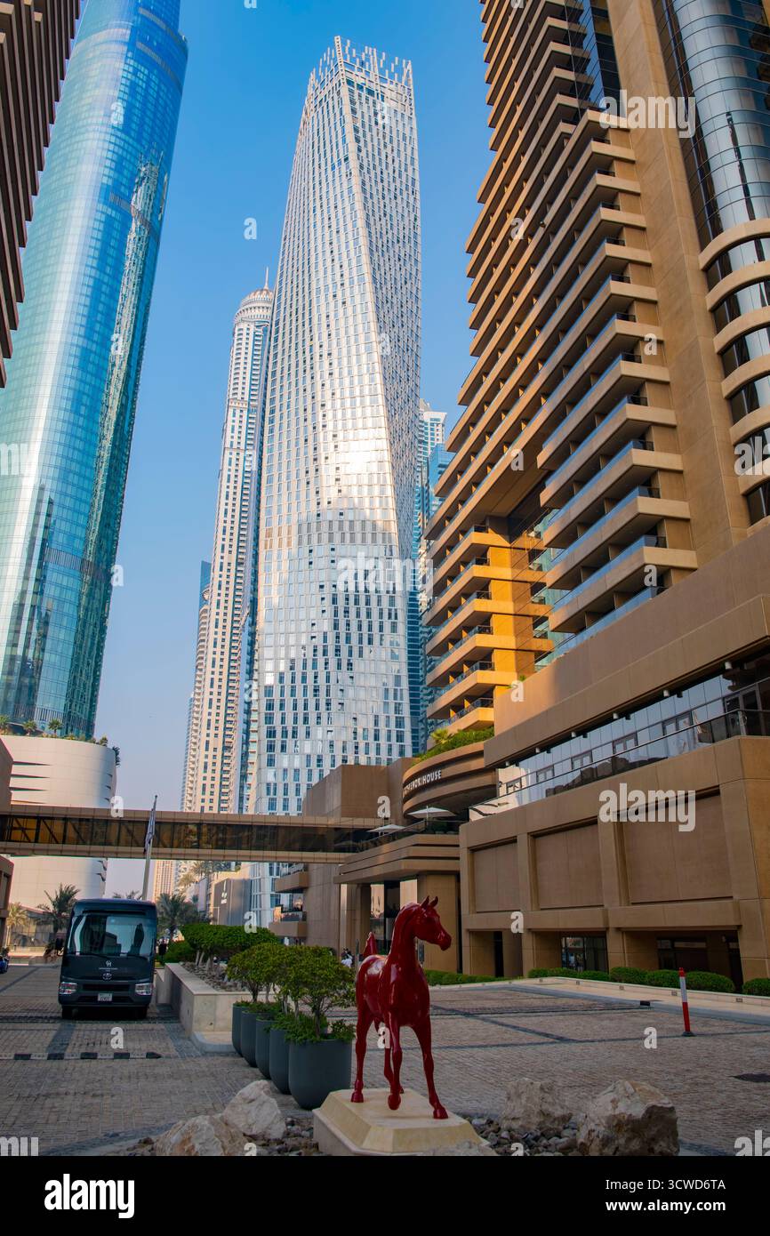 Cayan infinity tower dubai hi-res stock photography and images - Alamy