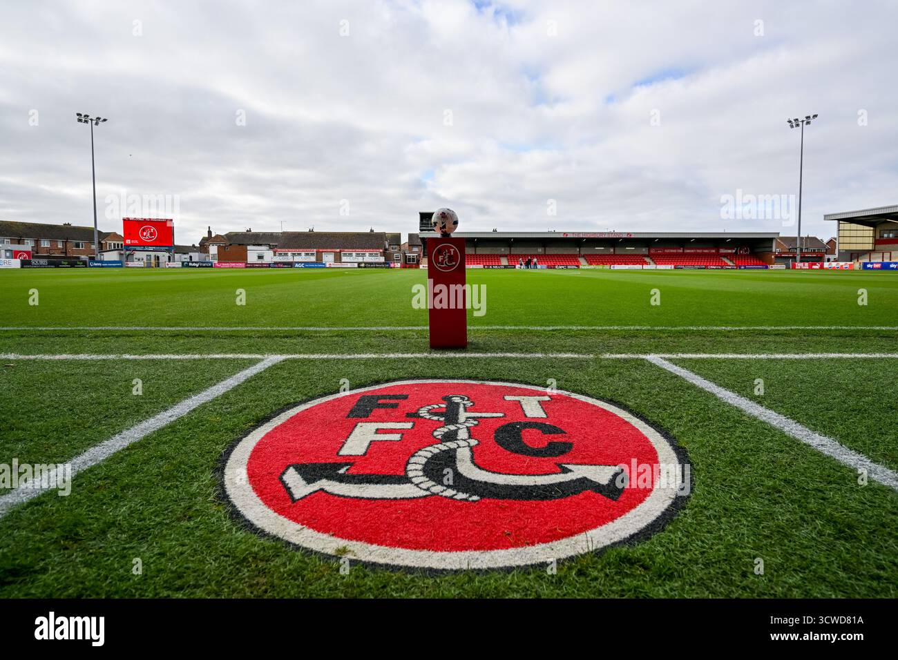 Fleetwood, UK. 10th Oct, 2025. General ground views of Highbury Stadium ...