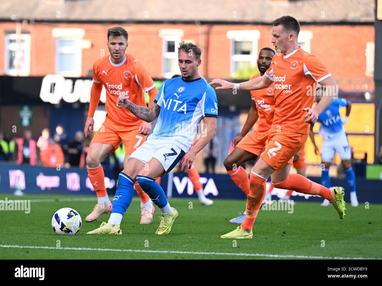 Stockport County's Jack Diamond's in action during the Sky Bet League ...